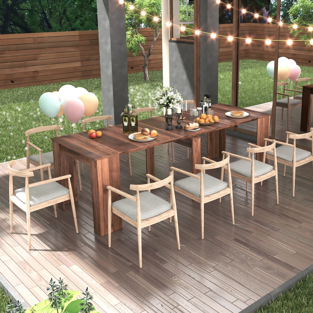 Click here for Streamdale Multifunctional extendable console tabl... prices