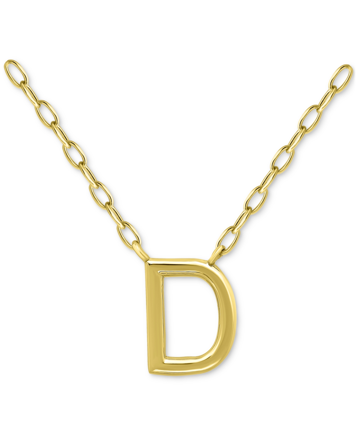 Click here for Giani Bernini Initial D Pendant Necklace in 18k Go... prices