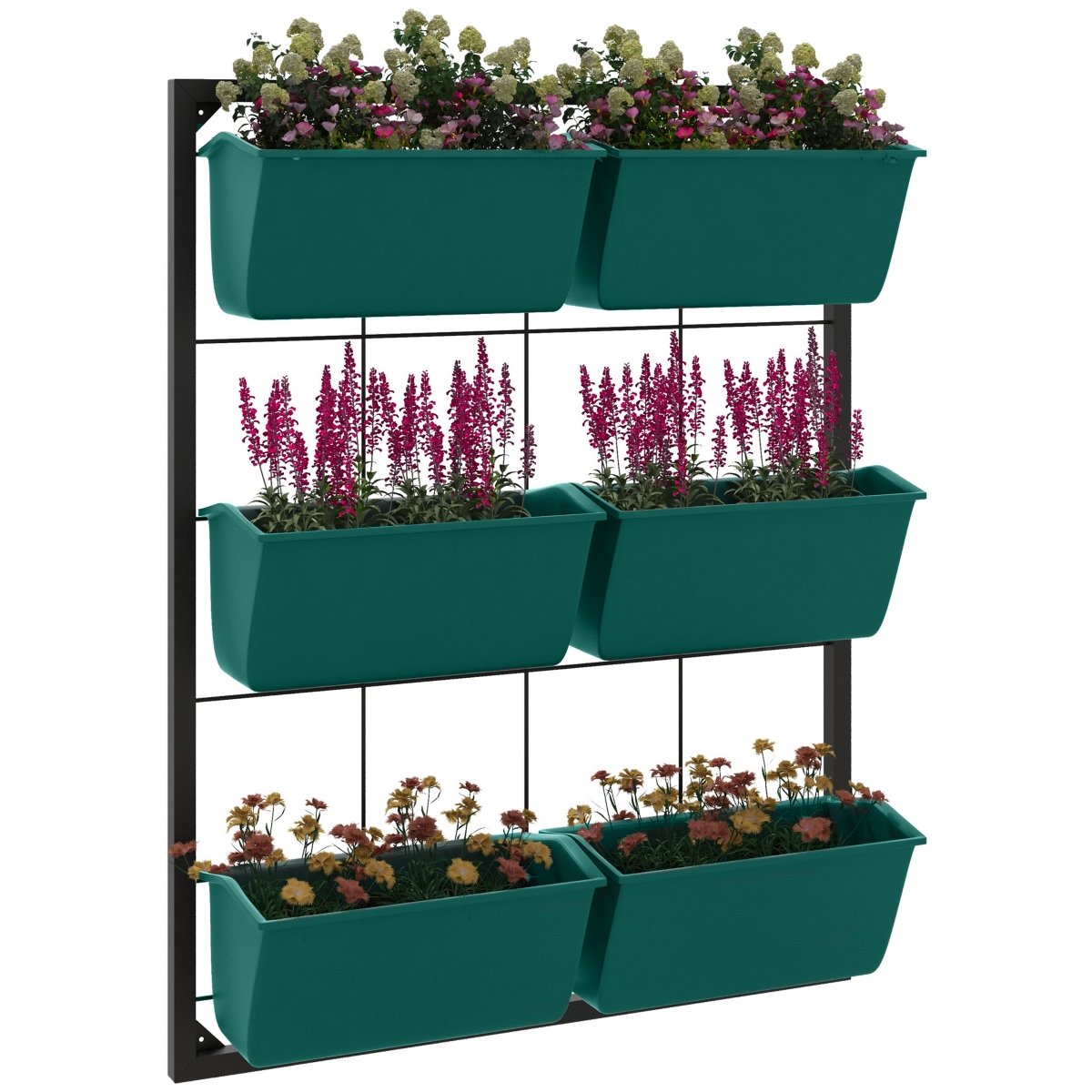 Click here for 3-Tier Vertical Hanging Wall Planter for Outdoor a... prices