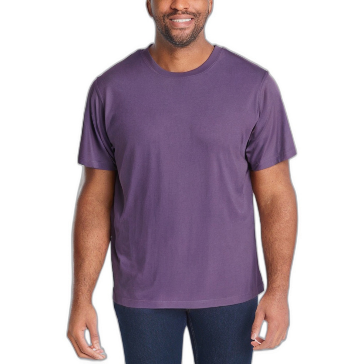 Click here for KingSize Big & Tall Shrink-Less Lightweight Crewne... prices