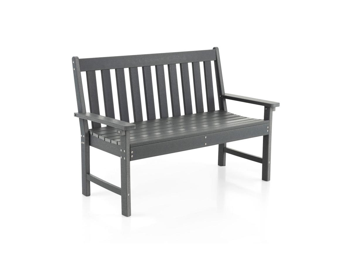 Click here for All-Weather Hdpe Outdoor Bench with Backrest and A... prices