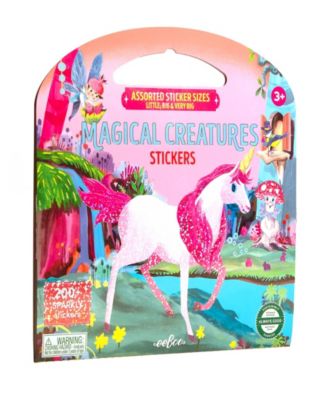Eeboo Magical Creatures Shiny Sticker Book - Macy's