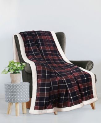 Thermasnug Faux Cashmere Oversized Electric Throw, 50" x 70" - Macy's