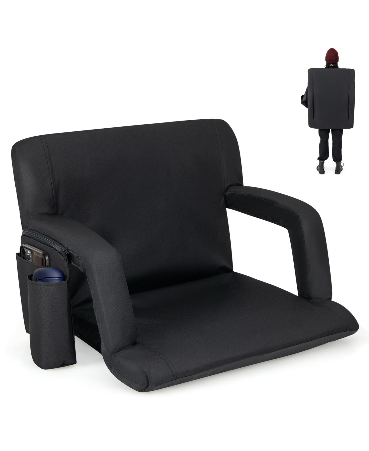 Click here for Slickblue Stadium Seat for Bleachers with Back Sup... prices