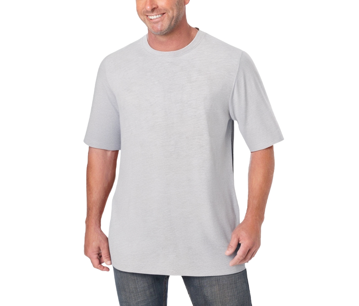 Click here for KingSize Big & Tall Shrink-Less Lightweight Crewne... prices