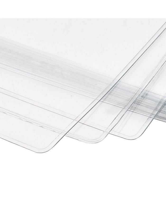 Yescom 11"x17" Double-Sided All Clear Vinyl Menu Cover 2 View Plastic ...