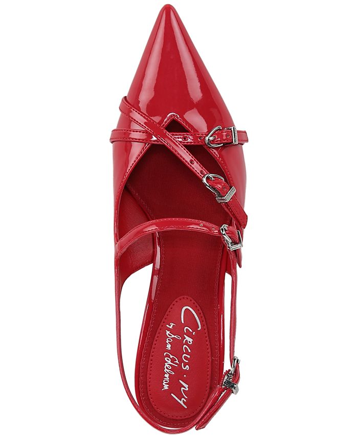 Circus NY by Sam Edelman Women's Fraya Pointed-Toe Buckled Strappy ...