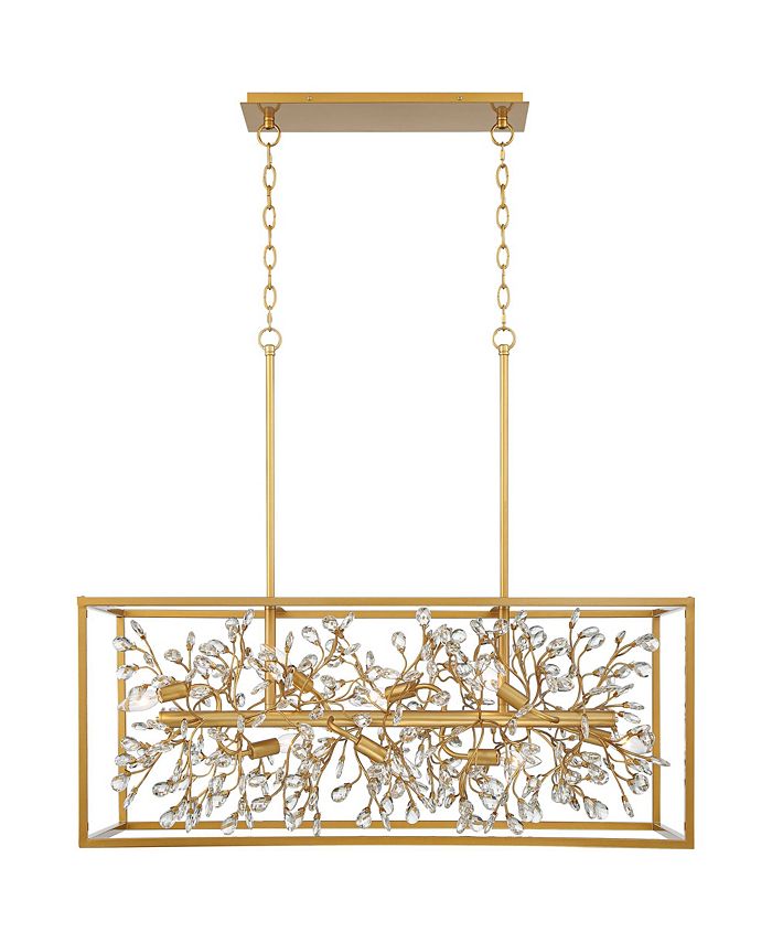 Possini Euro Design Carrine Gold Linear Island Pendant Chandelier 38.50 ...
