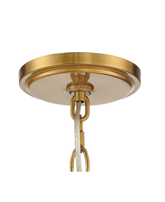 Possini Euro Design Prava Warm Brass Pendant Chandelier Lighting 21 1/2 ...