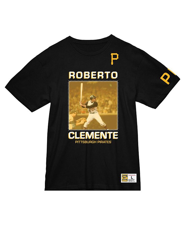 Mitchell & Ness Men's Roberto Clemente Black Pittsburgh Pirates ...