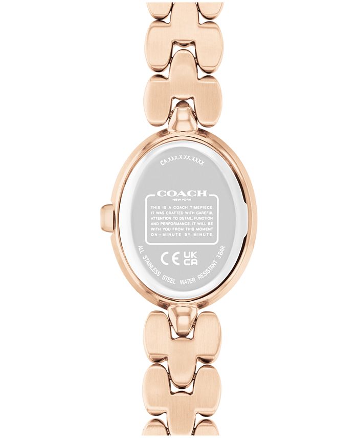 COACH Women's Carnation Gold Tone Sammy Watch 22.5mm - Macy's