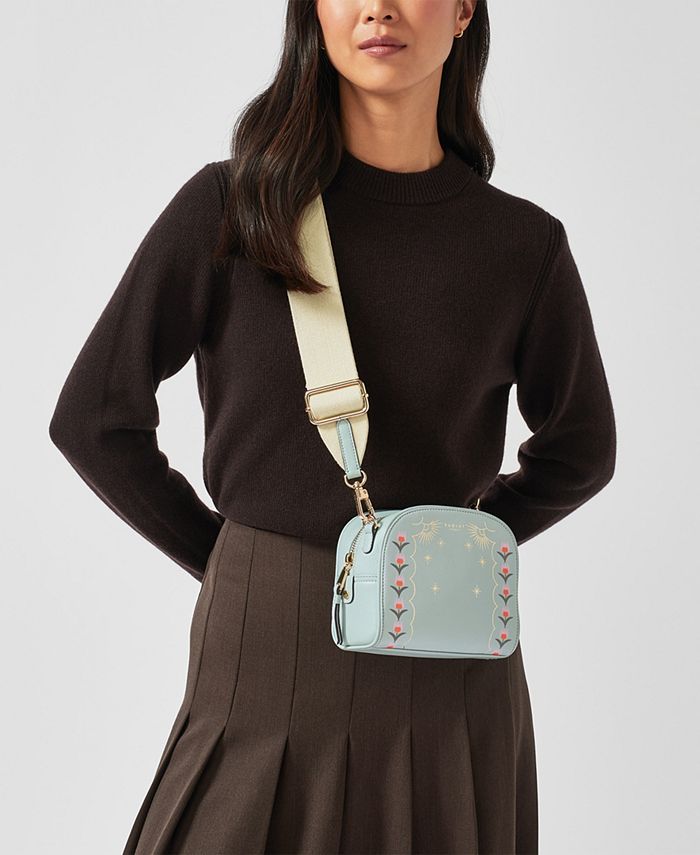 Radley London Arden Crescent Floral Mini Zip Around Crossbody Bag - Macy's