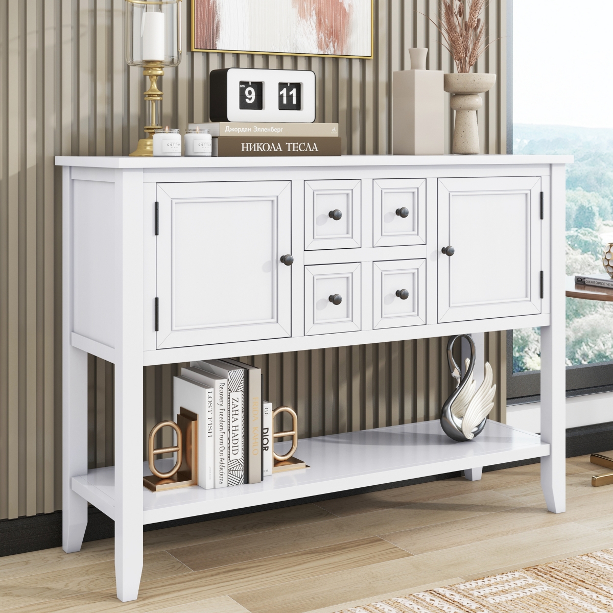 Click here for Streamdale Vintage Cambridge Console Table with Am... prices