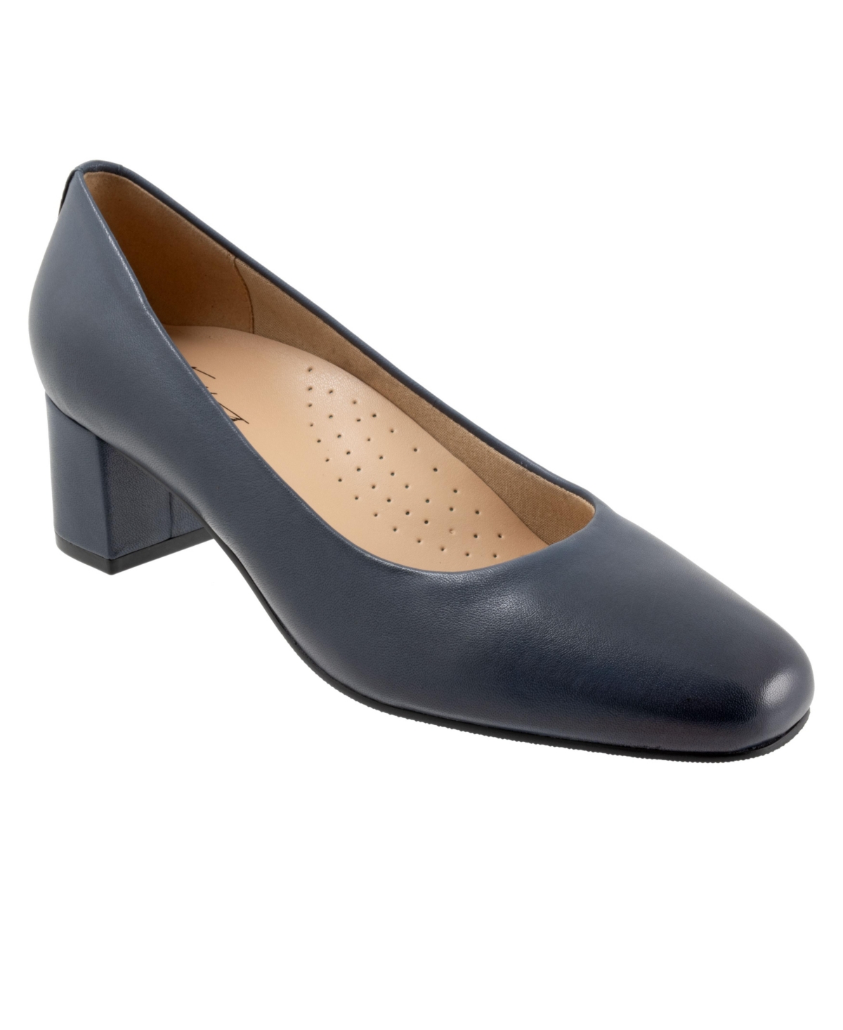 Click here for Womens Trotters Daria Pumps - Navy prices