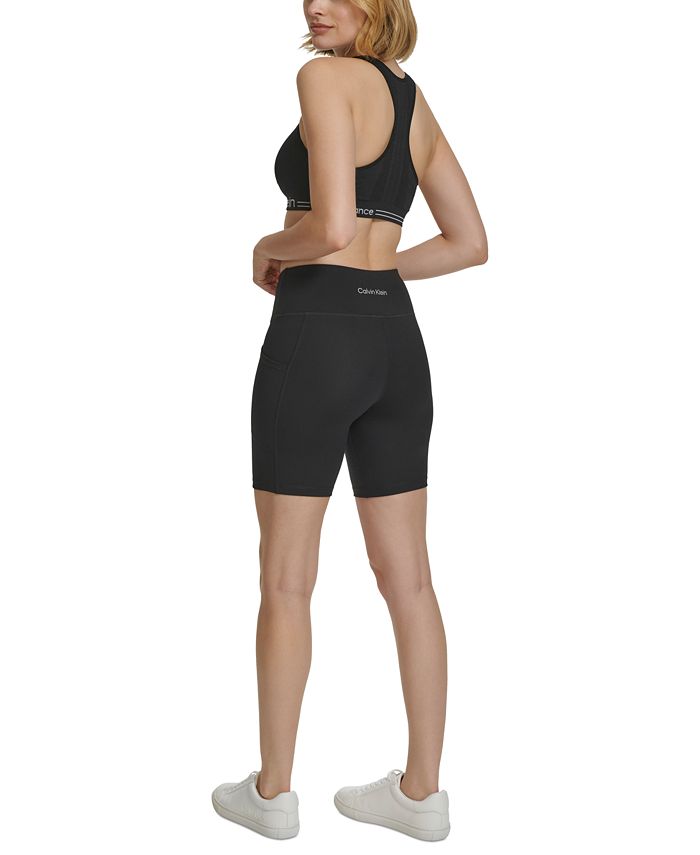 Calvin Klein Women's Mid-Rise Bike Shorts - Macy's