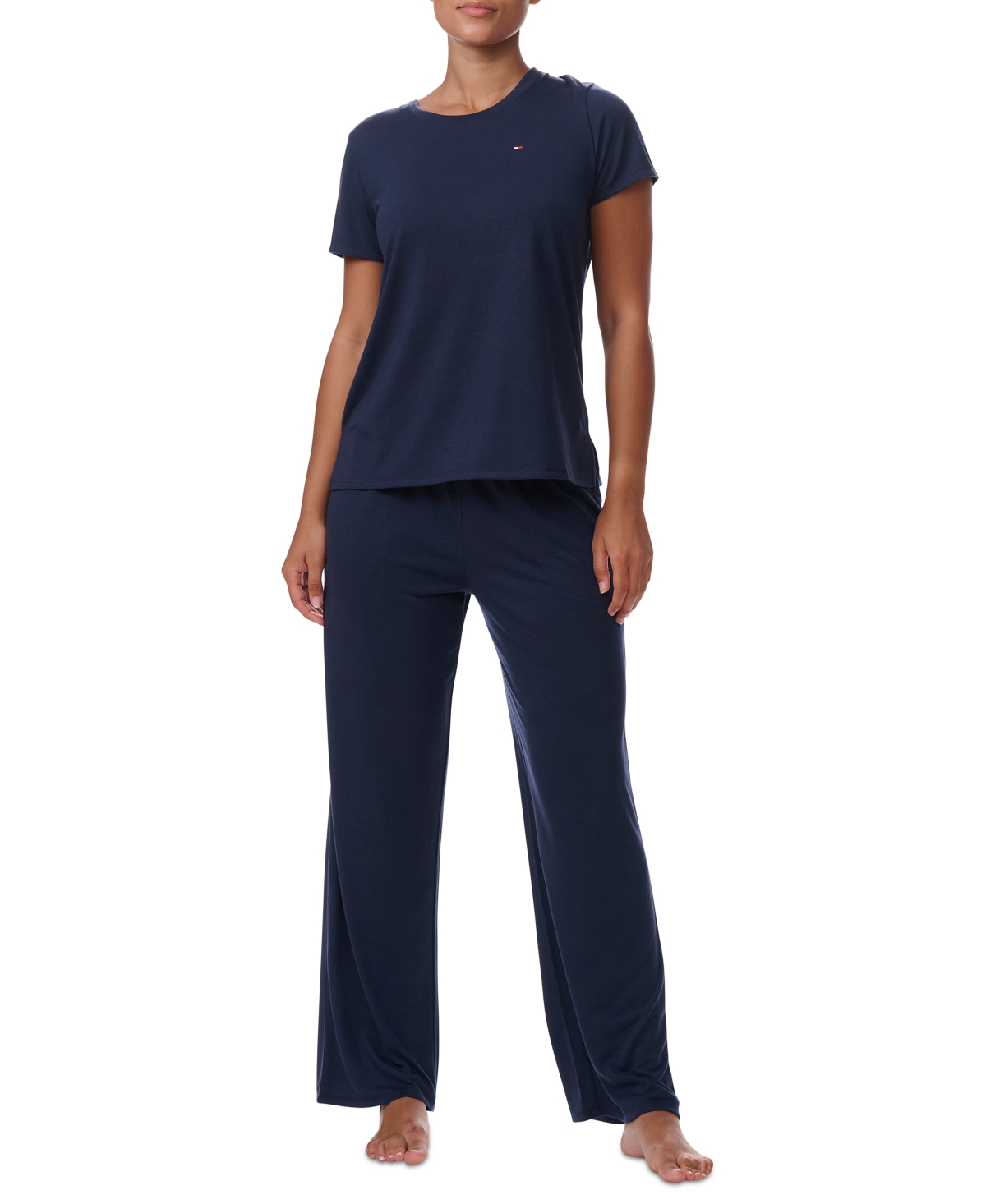 Click here for Tommy Hilfiger Womens Short-Sleeve Crewneck Sleep... prices