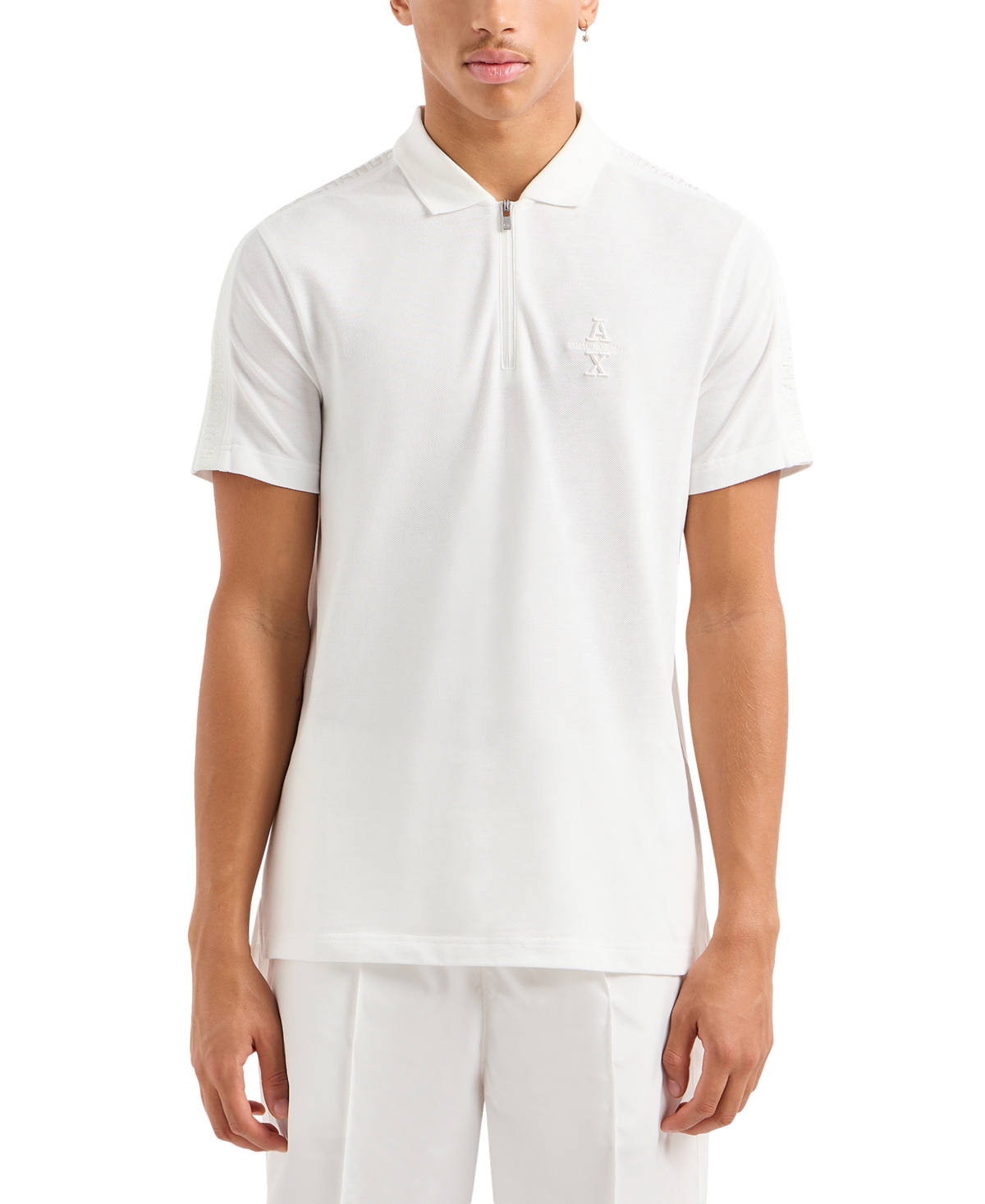 Click here for A|X Armani Exchange Mens Regular-Fit Embroidered L... prices
