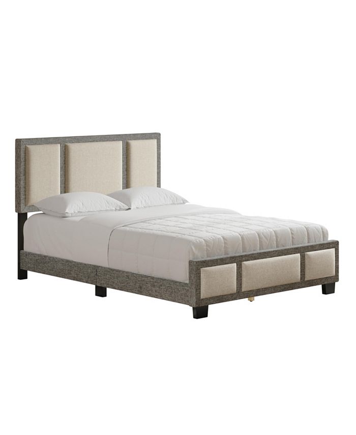 Boyd Sleep Triptych Upholstered Platform Bed Frame - Macy's