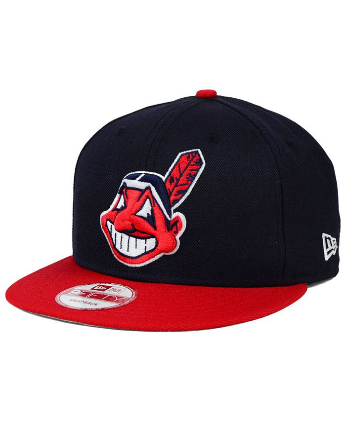 New Era Cleveland Indians 2-Tone Link 9FIFTY Snapback Cap - Macy's