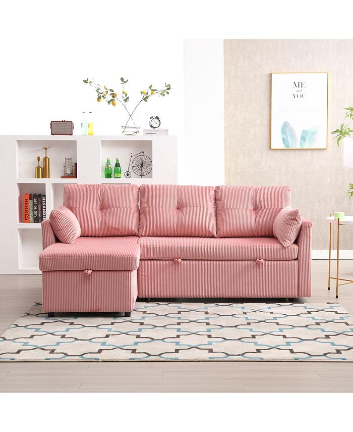Simplie Fun Versatile Modular Sofa with Storage and Reversible Design ...