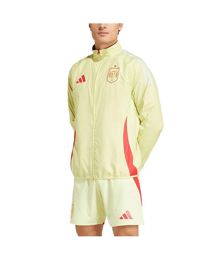 adidas Men's Red/Yellow Spain National Team 2024 Reversible Anthem Full ...