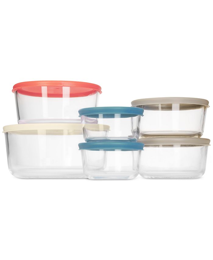 Art & Cook Modern Chef 12-Piece Glass Bowl Set - Macy's