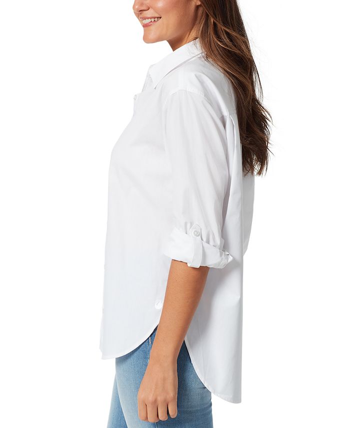 Gloria Vanderbilt Women's Amanda Button-Front Shirt - Macy's