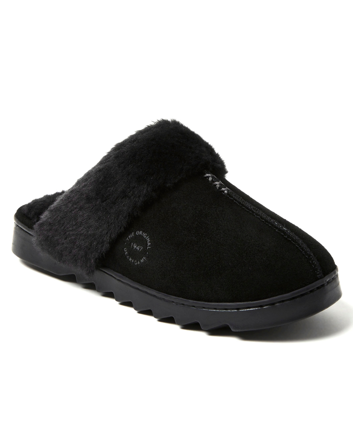 Click here for Dearfoams Womens Helena Genuine Suede Scuff House... prices