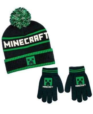Minecraft Big Boys Hat and Gloves Set 2 PC - Macy's