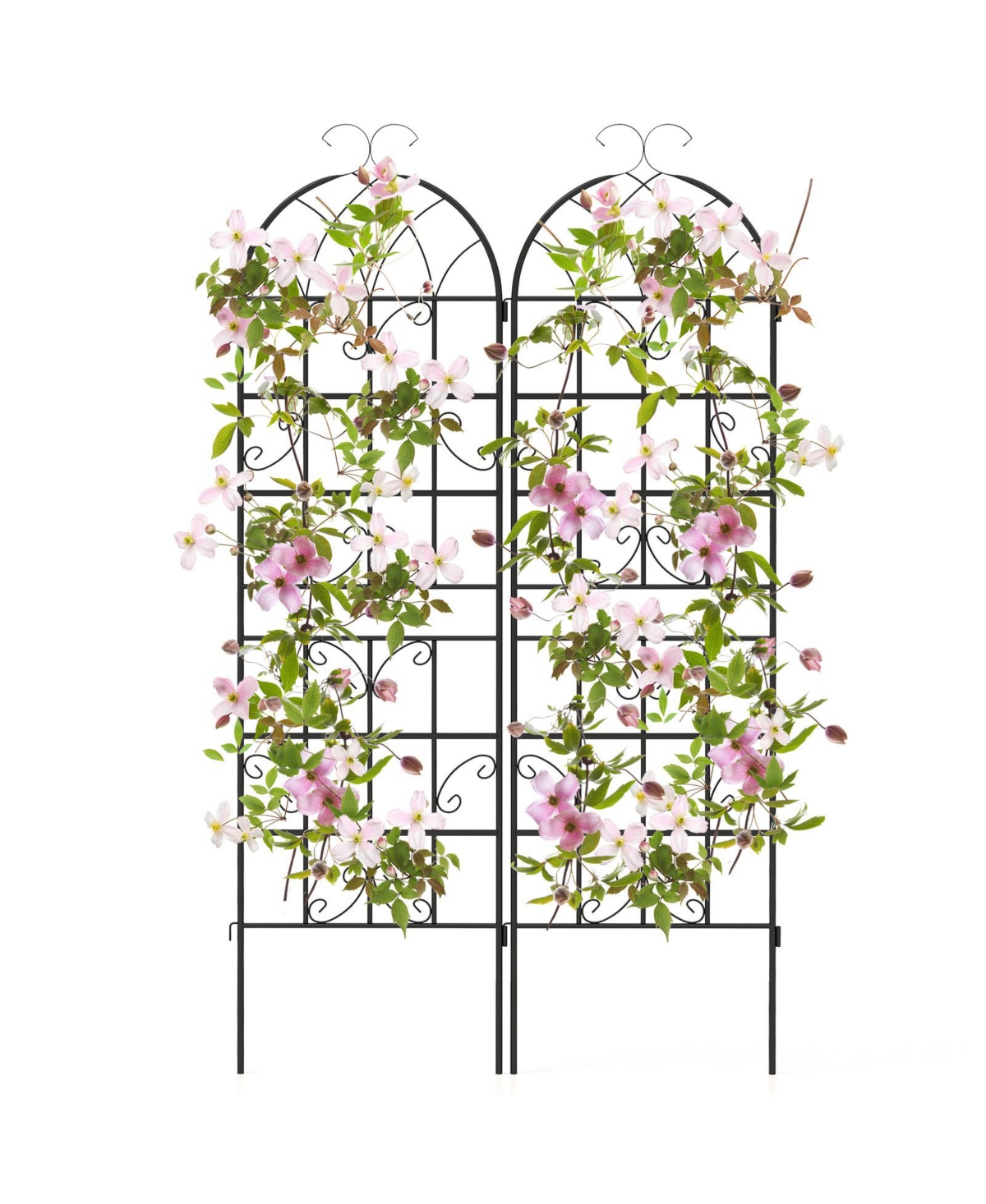Click here for Slickblue 2 Pack 71 x 20 Inch Metal Garden Trellis... prices