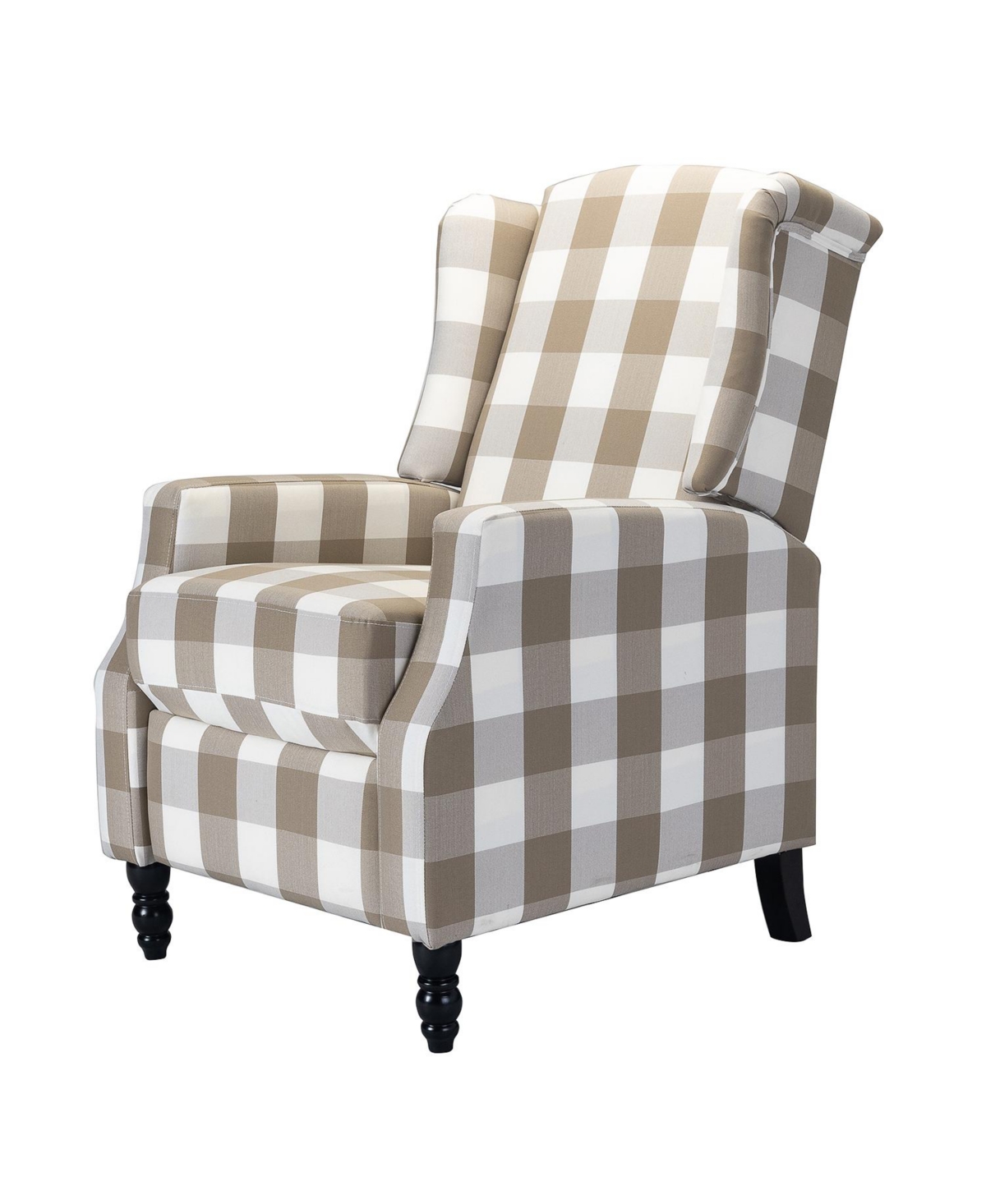 Click here for Franco Genuine Leather Manual Recliner - Beige prices