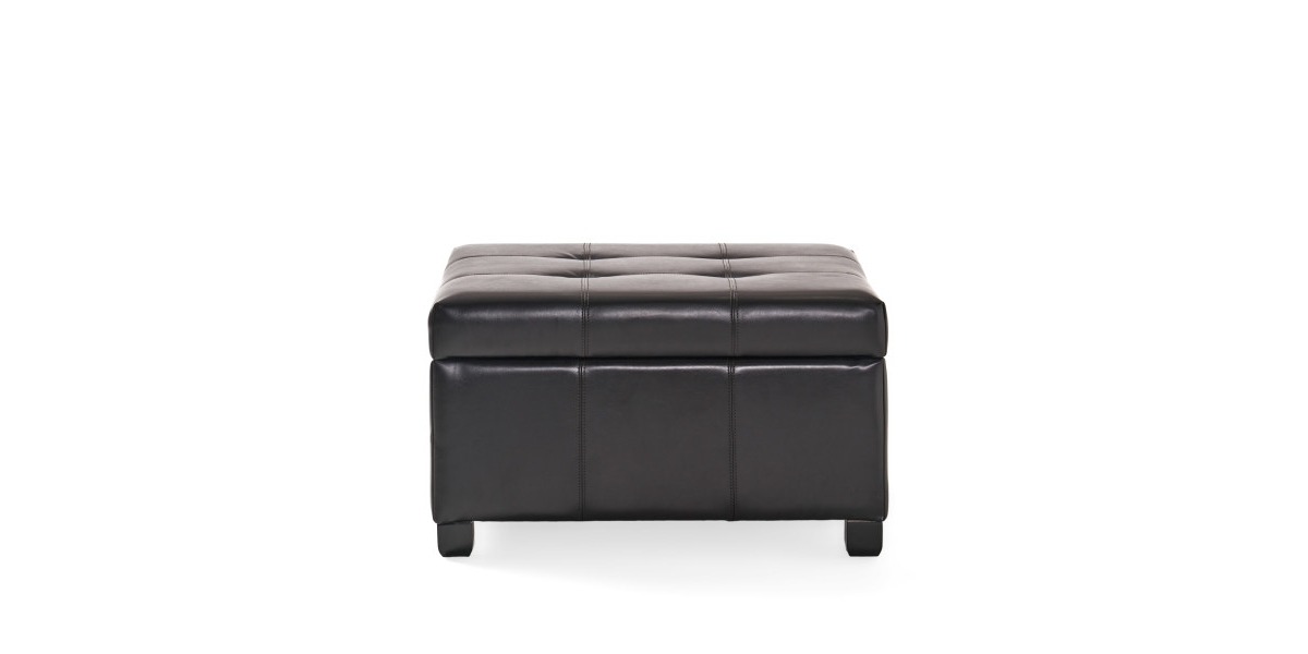 Click here for Streamdale Richmond Faux Leather Storage Ottoman w... prices