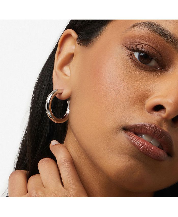 Ana Luisa Silver Hoop Earrings - Tia Small Silver - Macy's