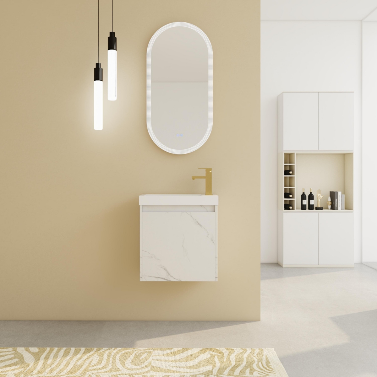 Click here for Compact Wall-Mounted Vanity Modern & Space-Saving... prices