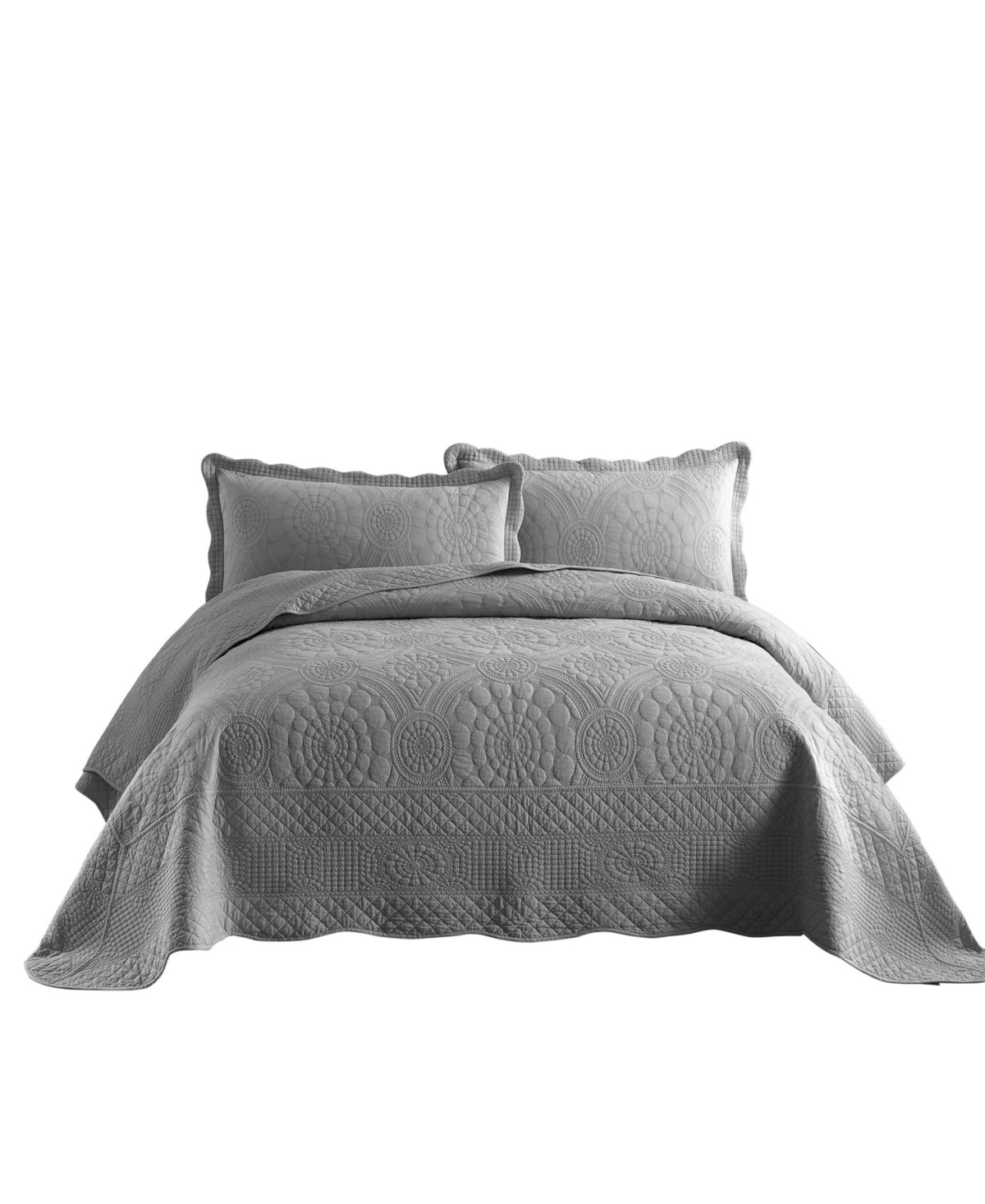 Click here for MarCielo 3 Pcs 100 Cotton Oversized Bedspread Quil... prices