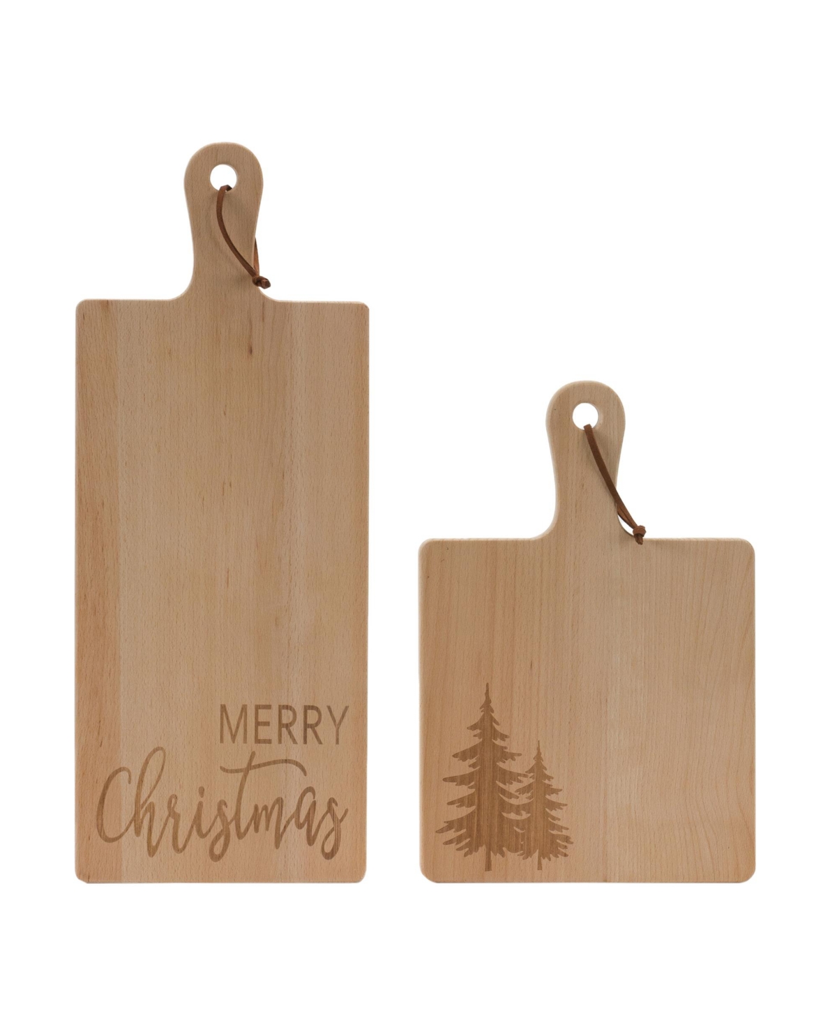 Click here for Slickblue Wood Christmas Cutting Board (Set of 2)... prices