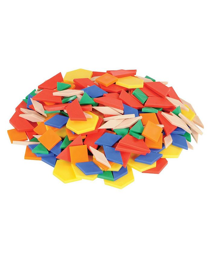 Kaplan Early Learning Pattern Blocks and Picture Cards Set - Macy's