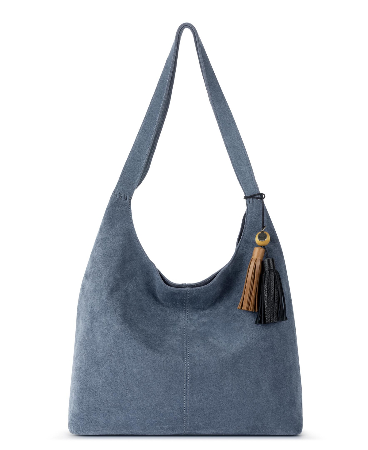 Click here for The Sak Huntley Leather Hobo Bag - Maritime Suede prices