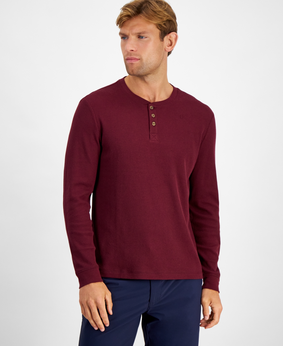 Click here for Club Room Mens Thermal Long-Sleeve Henley  Created... prices
