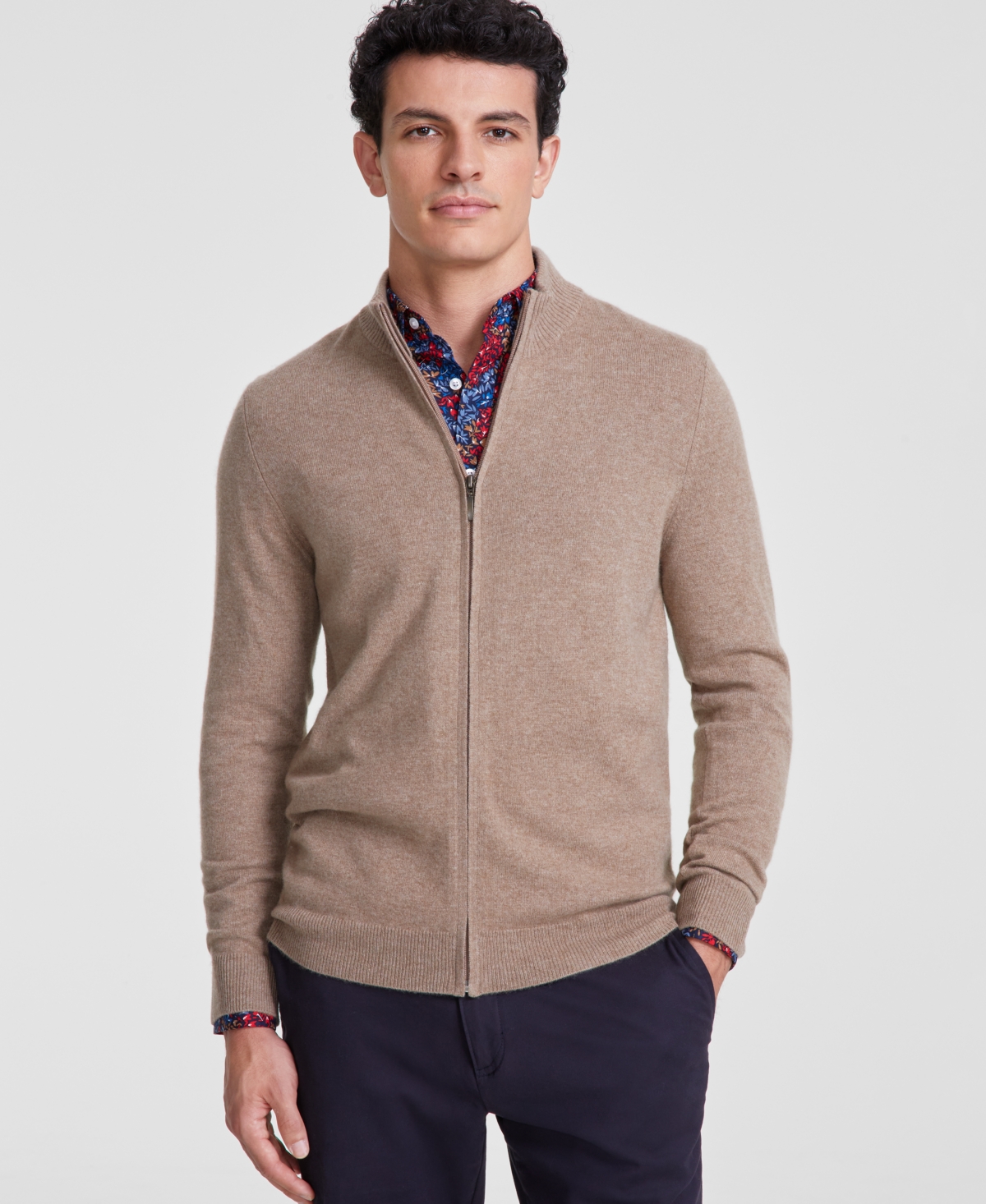 Click here for Club Room Mens Full-Zip Cashmere Sweater  Created... prices