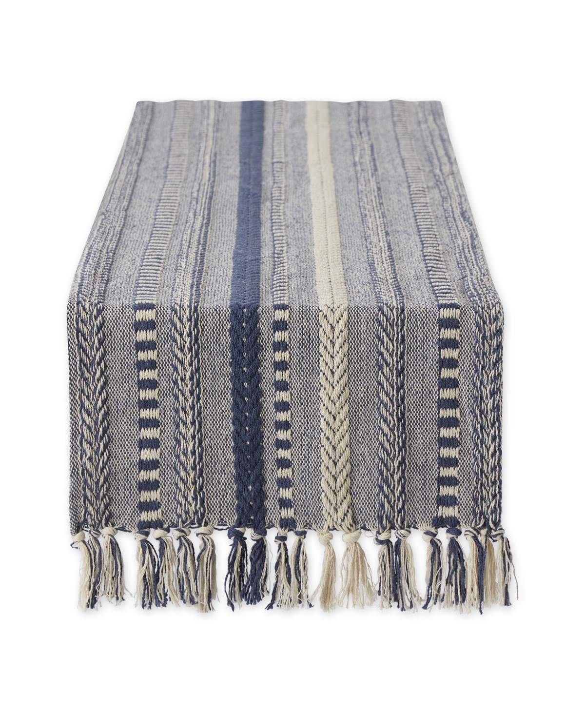 Click here for Design Imports Braided Stripe Table Runner  15x72... prices
