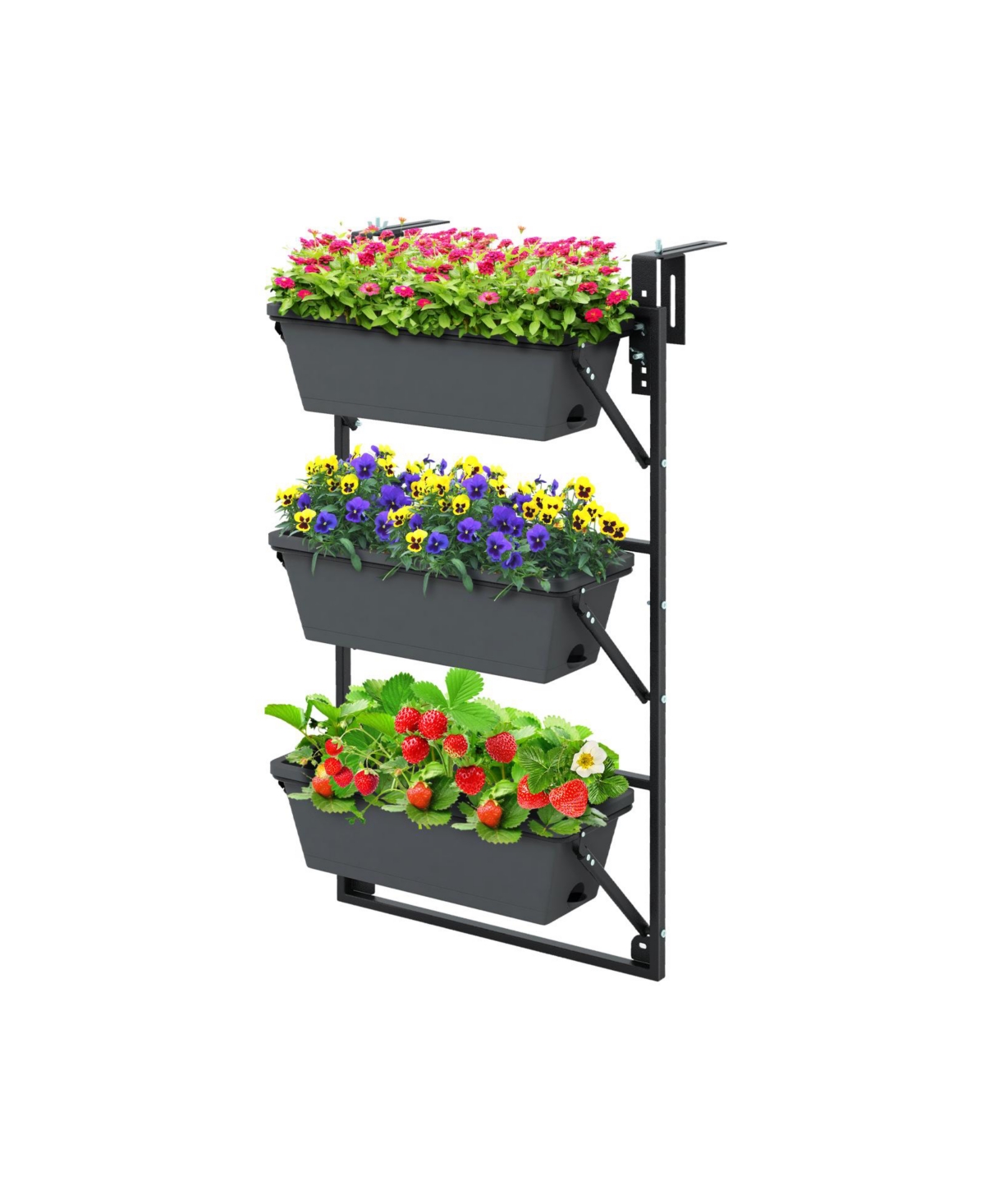 Click here for Slickblue Hanging Vertical Planter Wall-mounted Ad... prices