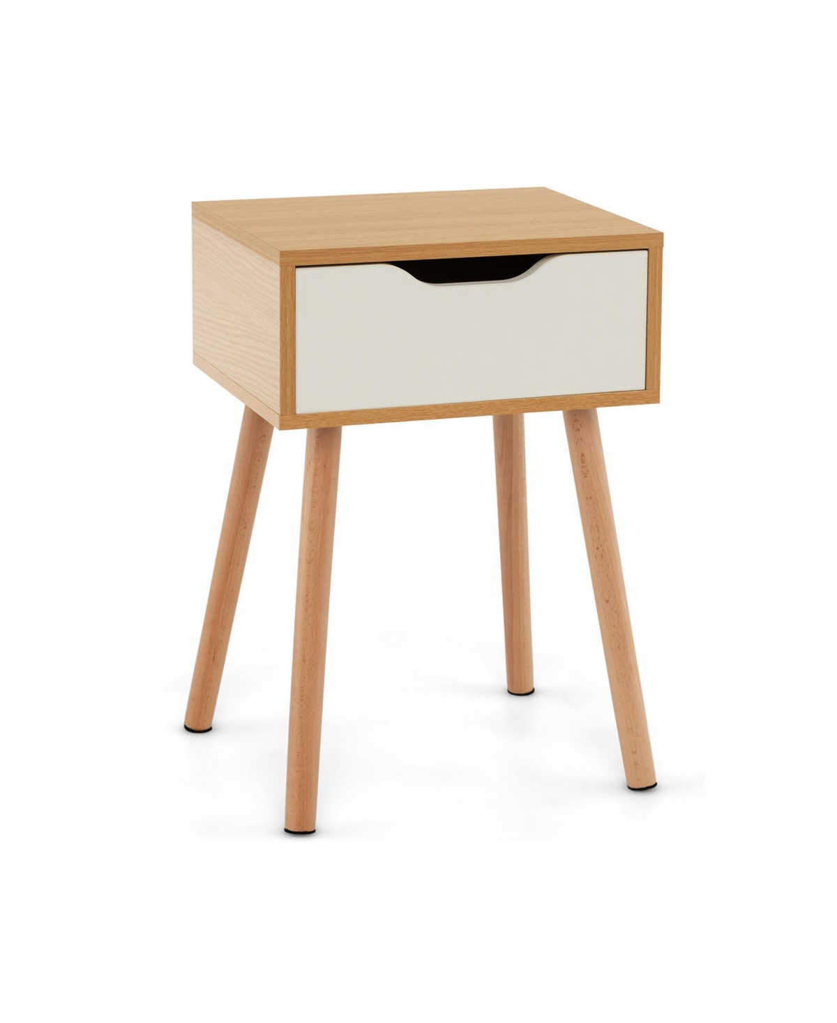 Click here for Sugift Modern Nightstand with Storage Drawer for B... prices