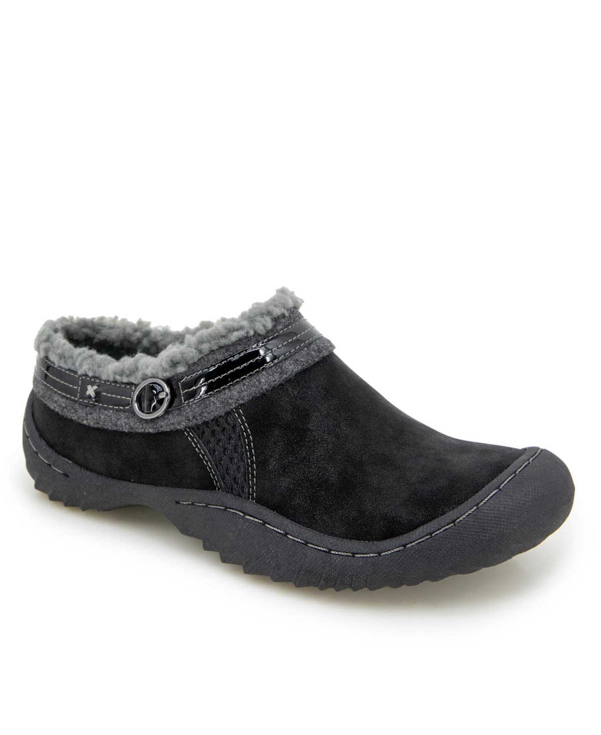Click here for Jbu Womens Slip On Ginger Flat - Black prices