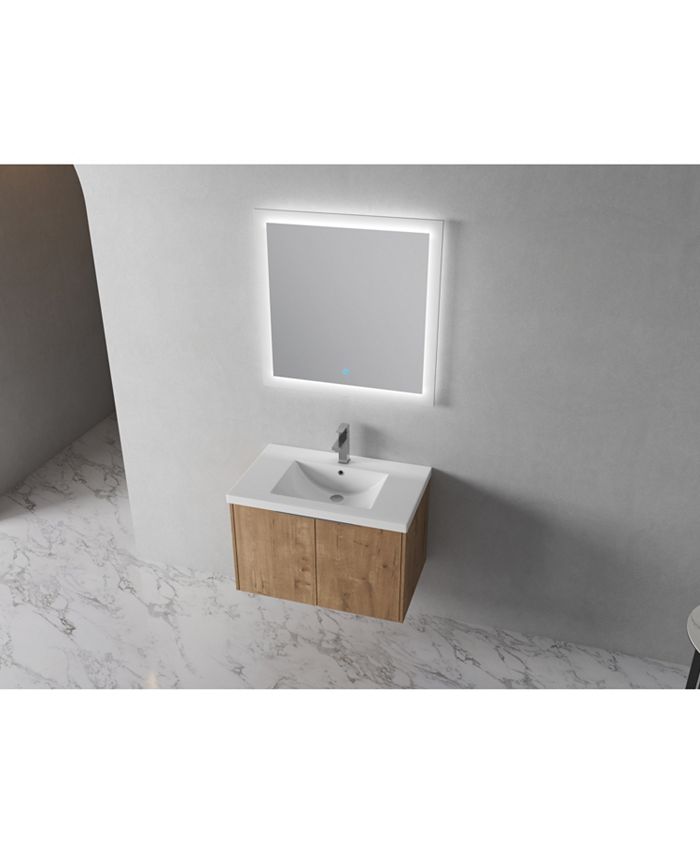 Simplie Fun Soft Close Doors Bathroom Vanity With Sink, 30 Inch For ...