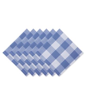 Design Imports Buffalo Check Napkin Set of 6 - Macy's