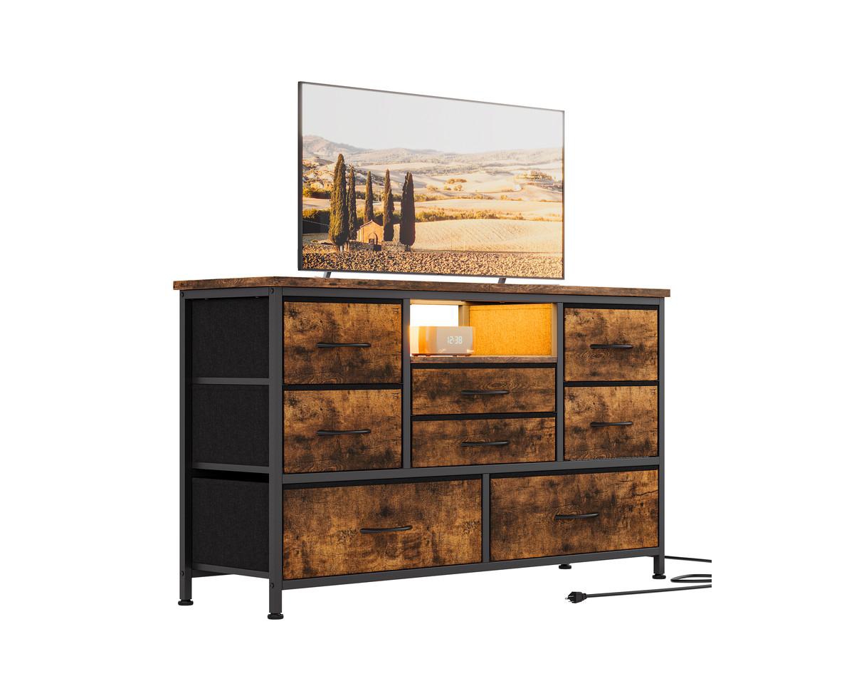 Click here for gaomon 8 drawer Tv cabinet - Brown prices