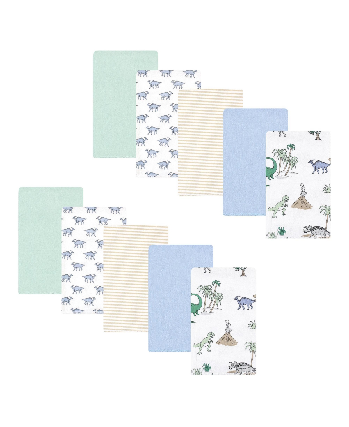 Click here for Hudson Baby Boys Ten-Piece Cotton-Poly Flannel Bur... prices