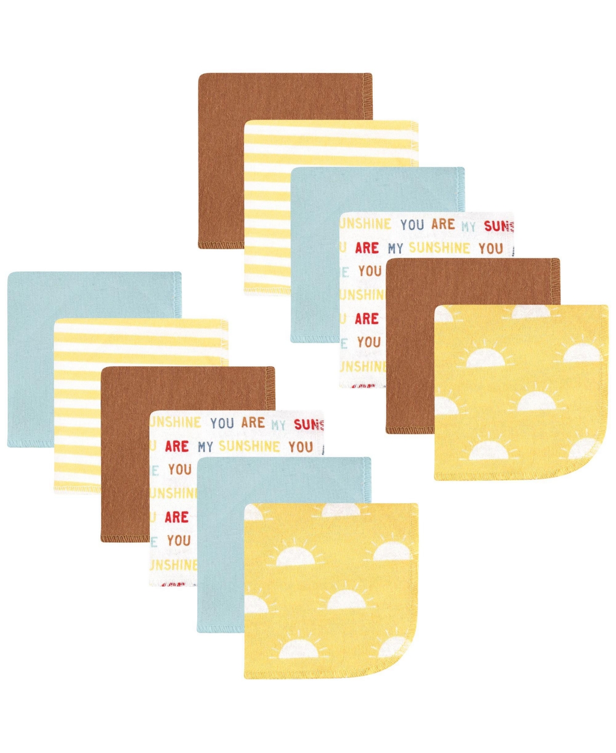 Click here for Hudson Baby Flannel Cotton Washcloths  Brown Bear... prices