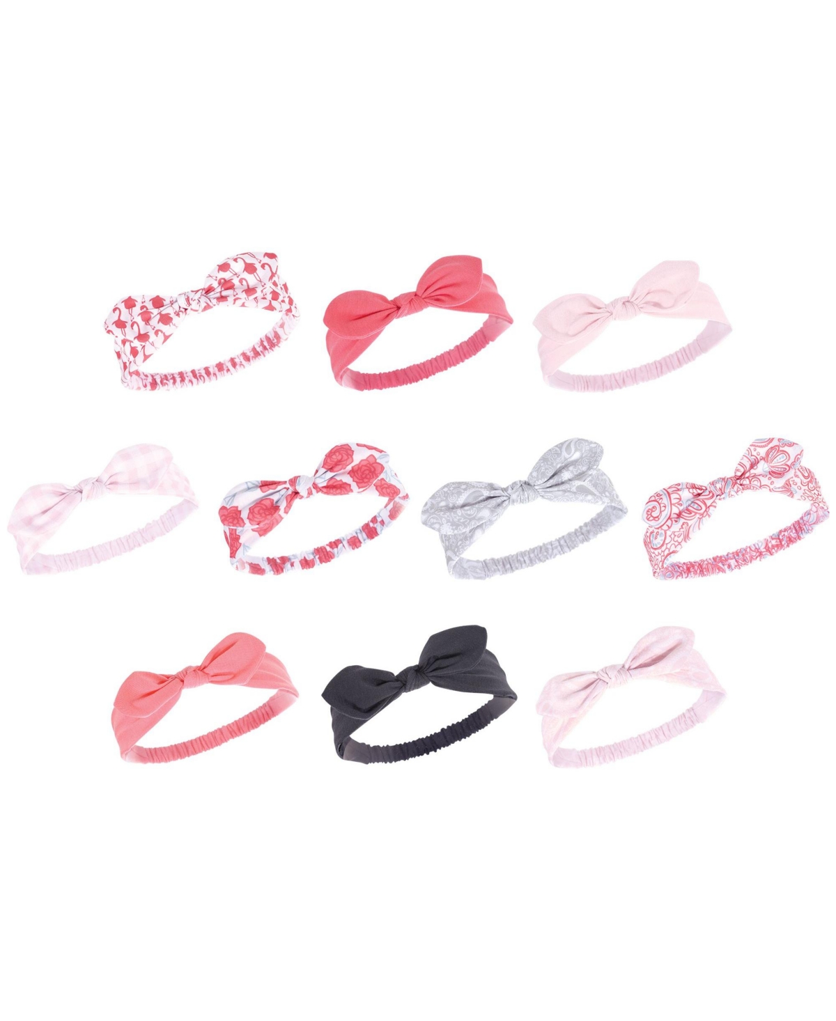 Click here for Hudson Baby Girls 10Pk Knotted Jersey Headbands -... prices